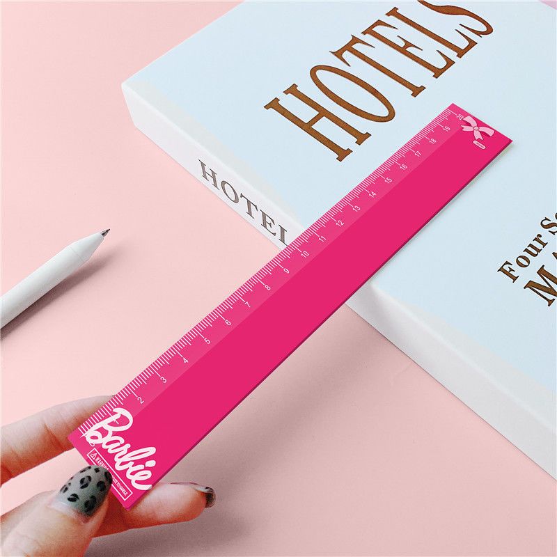 20cm Barbie Ruler Acrylic Ruler Drawing tools School Supplies | Shopee ...