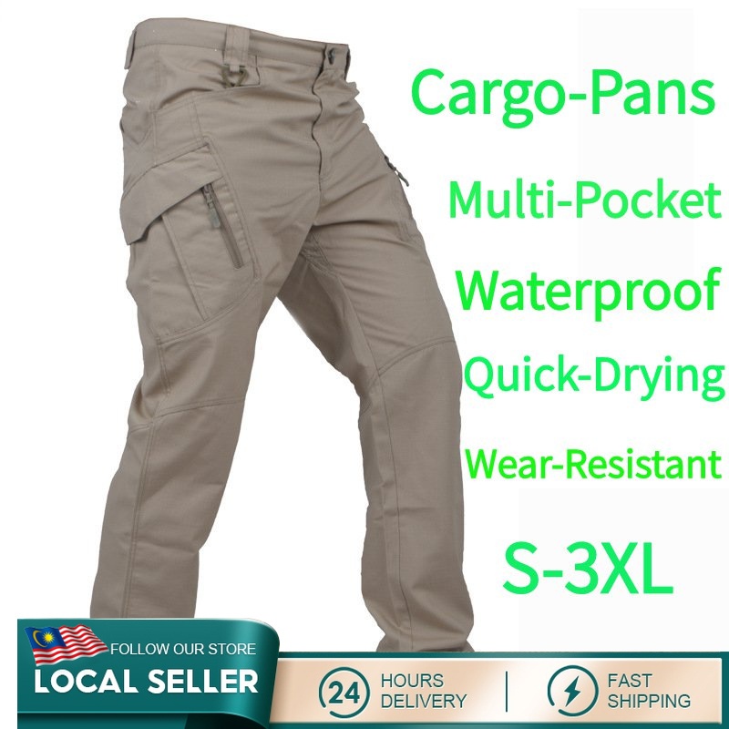 IX9 Waterproof Tactical Cargo Pants Outside Sports Hiking Pants ...