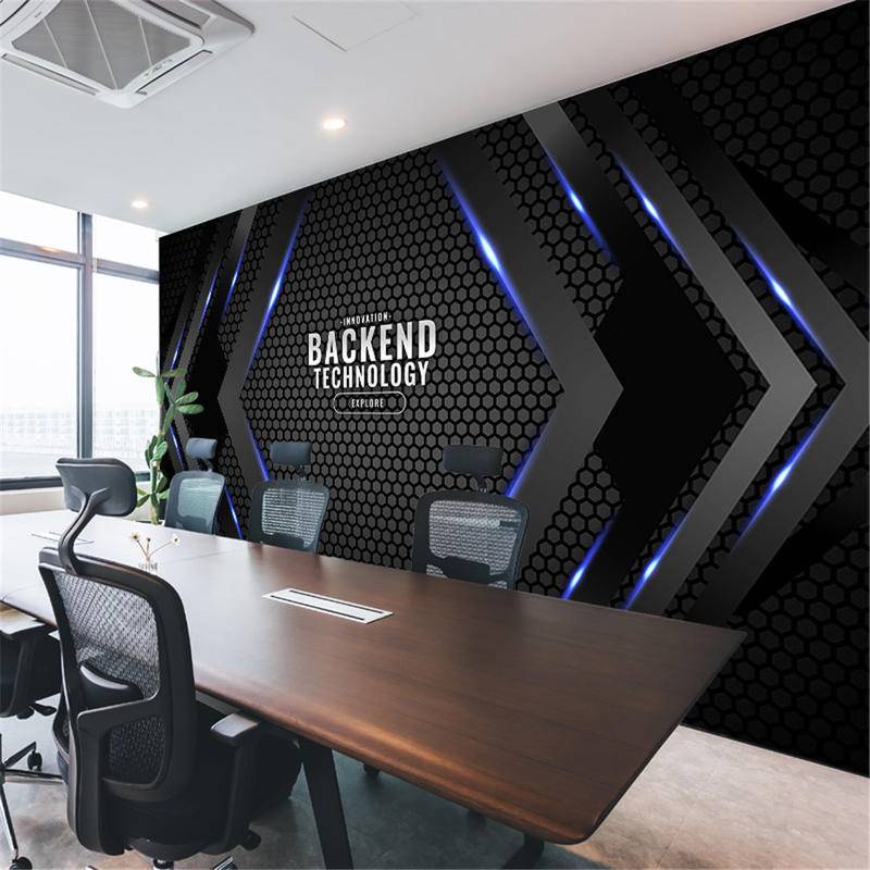 Large 3D Mural Electronic Technology Wallpaper KTV Wall Paper for Bar ...