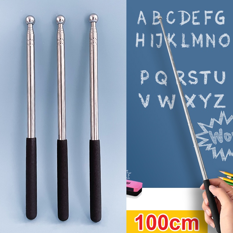 1Pcs Stainless Steel Extendable Hand Pointer Presenter Classroom ...