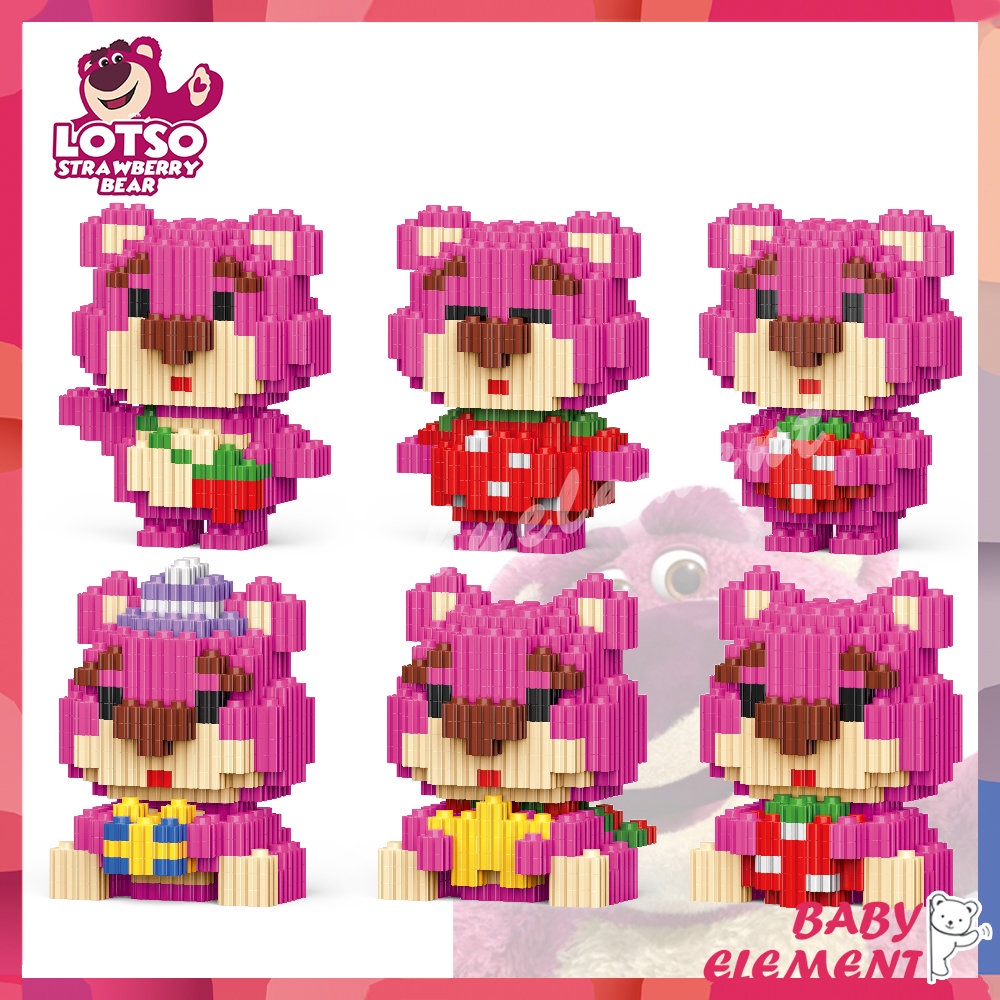 Tandem particles Lotso Building Blocks Hugging the Stars-Strawberry ...
