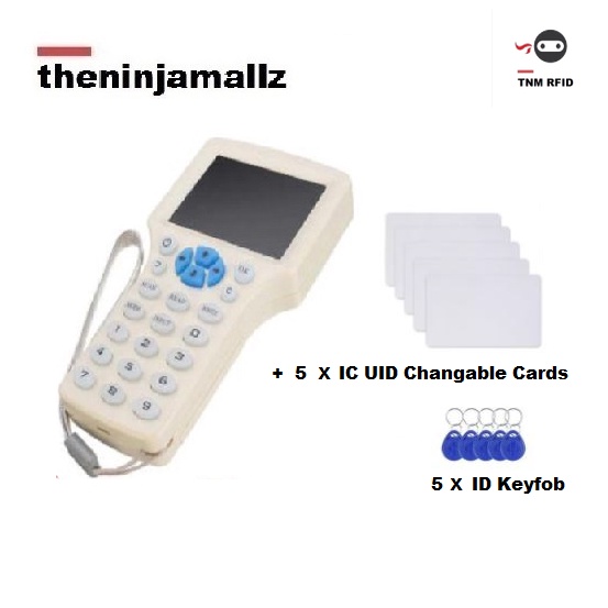 TNM 10 Frequency Copy Encrypted NFC Access Card RFID Copier duplicator ...