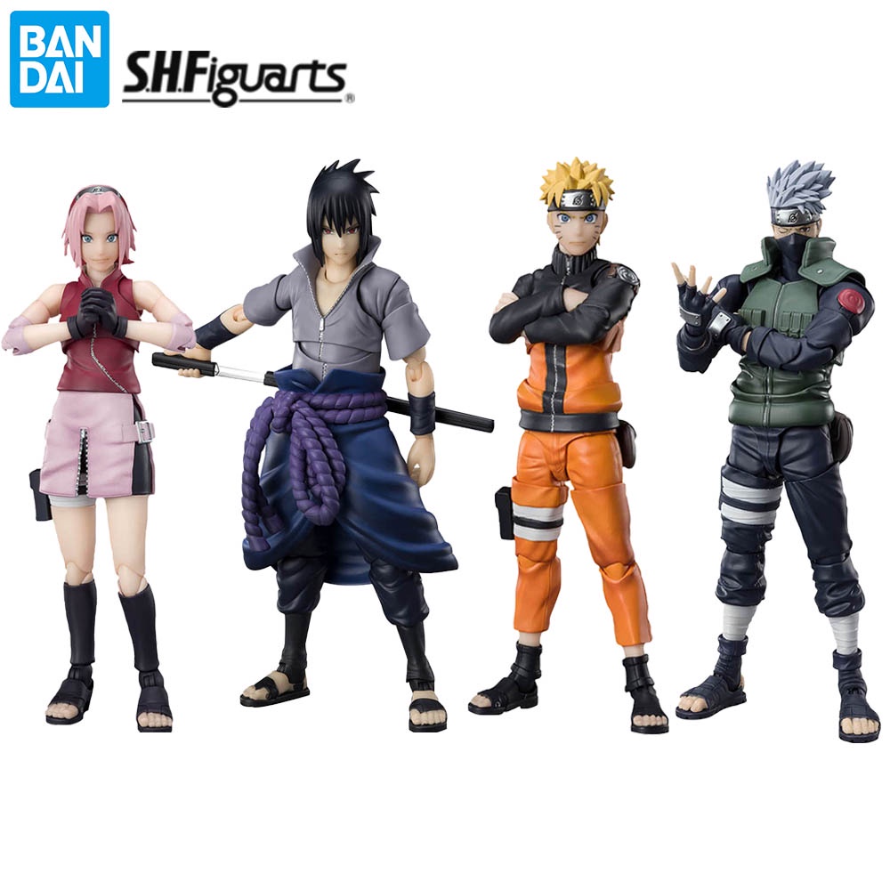 Bandai SHFiguarts Naruto: Shippuden Naruto Sasuke Sakura SHF Genuine ...
