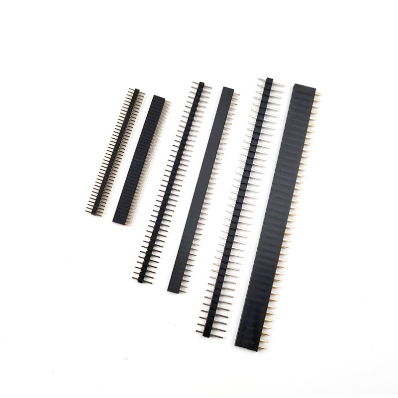 5 pairs 40 Pin 1x40 Single Row Male and Female 1.27mm/2.0mm/2.54 ...
