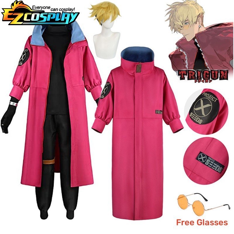 Anime Trigun Cosplay Todoroki Shoto Vash the Stampede Costume Suit ...