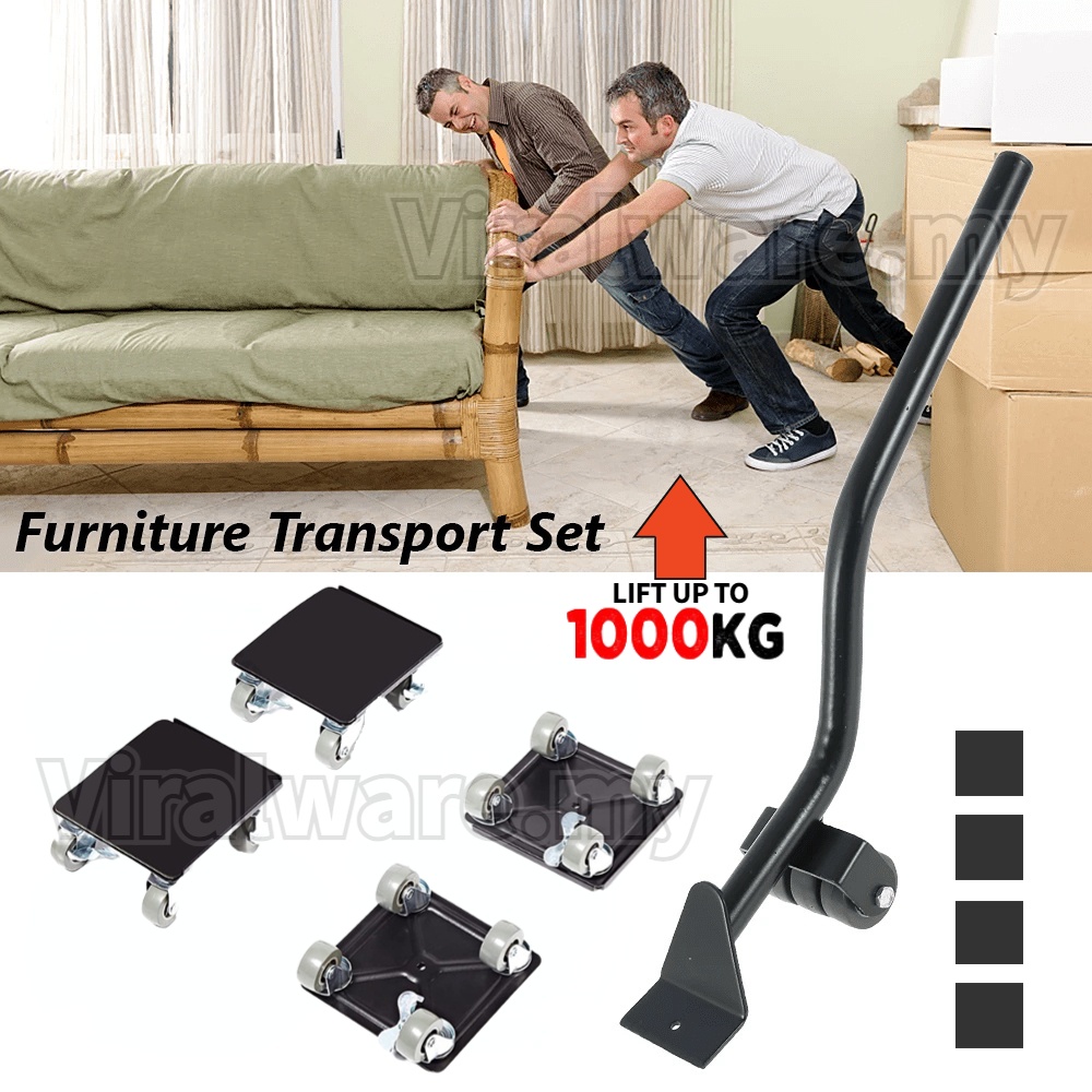 Furniture Transport Lifter Tool Set Heavy Duty Stuffs Moving Hand Tools ...