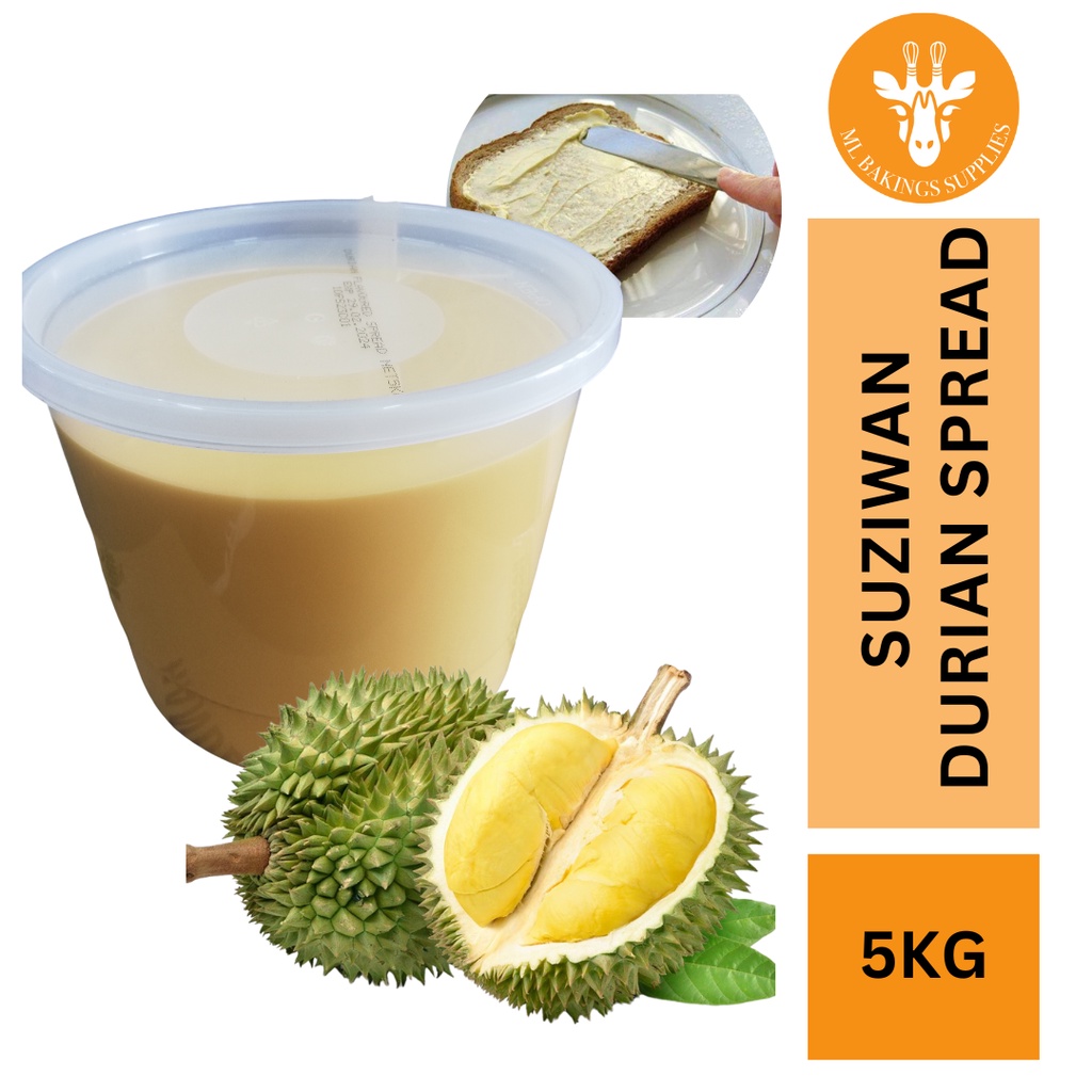 [READY STOCK] SUZIWAN Durian Spread/ Durian Filling/ Baking Jam Waffle ...