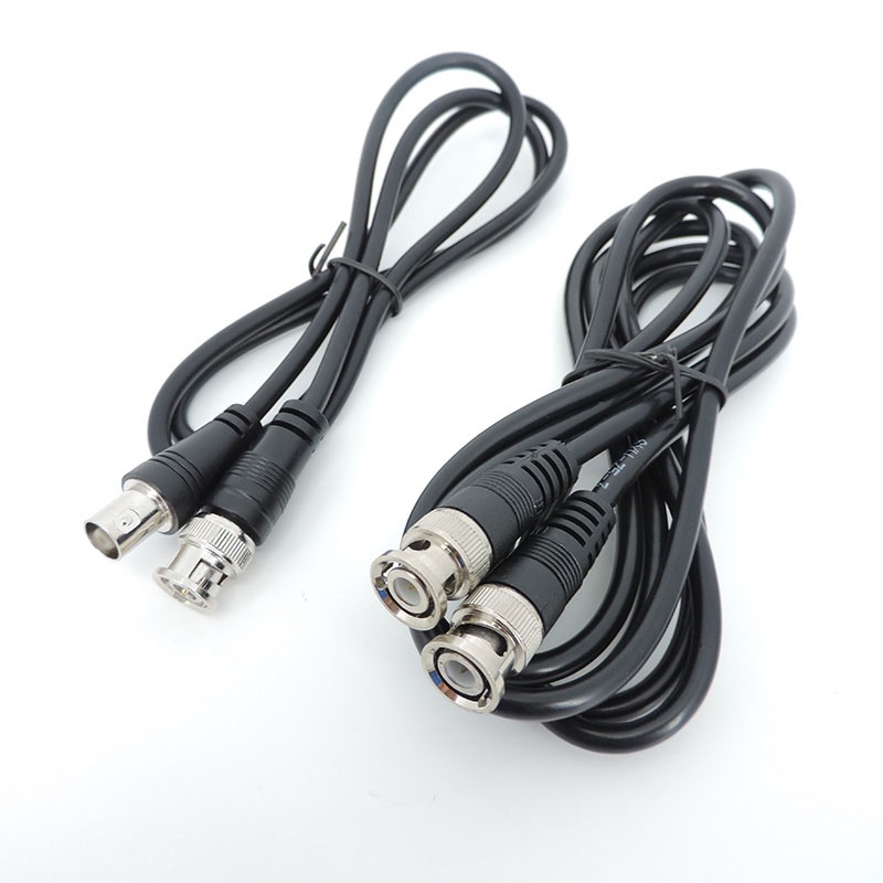 0.5M 1m 2m 3meter BNC Male to Male female Adapter dual head Cable video ...