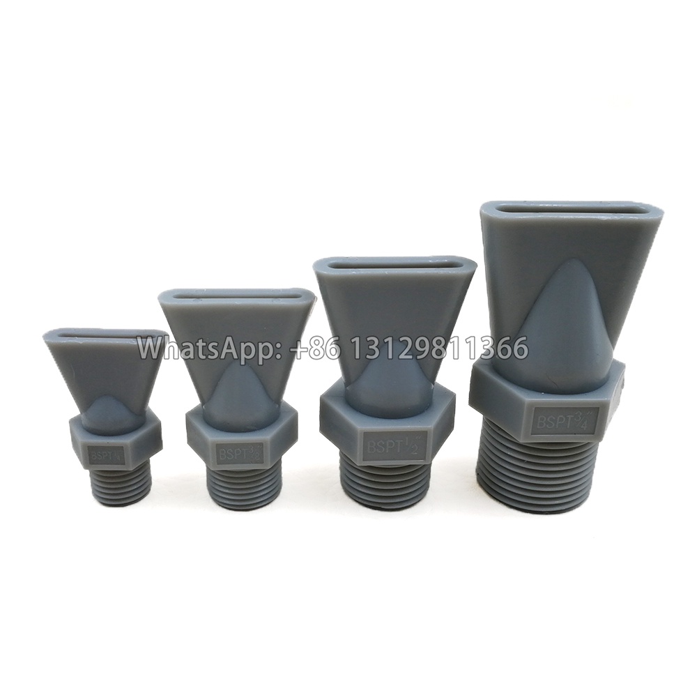 1/4, 1/2, 3/4, 3/8ABS Plastic Blower Knife Plastic Joint Flat Mouth ...