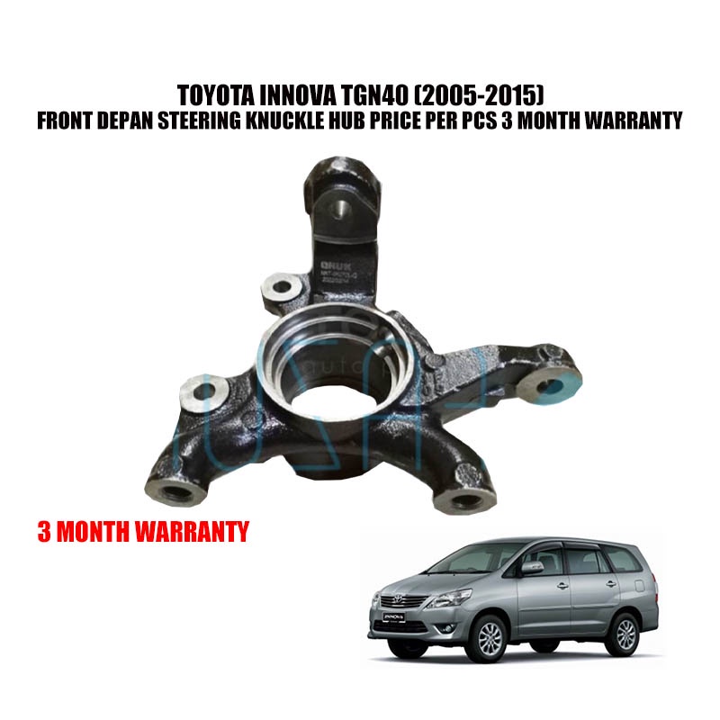 TOYOTA INNOVA TGN40 (2005-2015) FRONT DEPAN STEERING KNUCKLE HUB PRICE ...