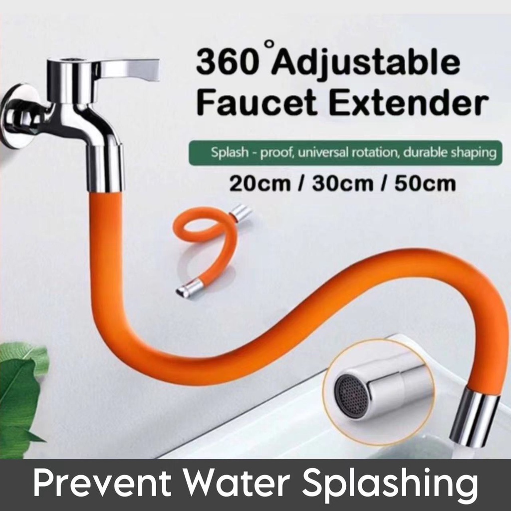 SW_ Universal Interface Faucet extender 360 Degree Water Tap Extension ...