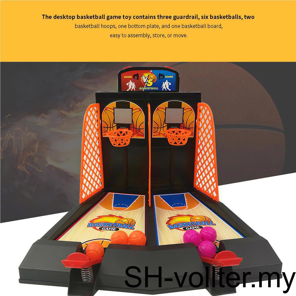 Desktop Basketball Game Toy 2-Player Table Arcade Games Recreational ...