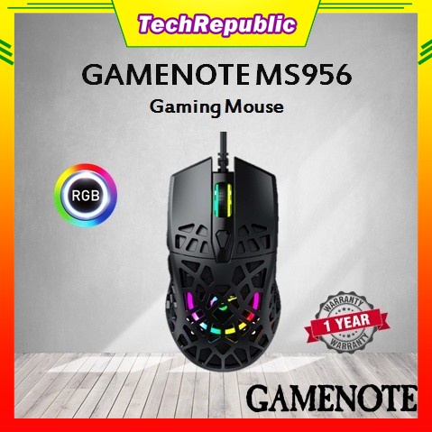GAMENOTE GAMING MOUSE MS956 (BLACK) | Shopee Malaysia