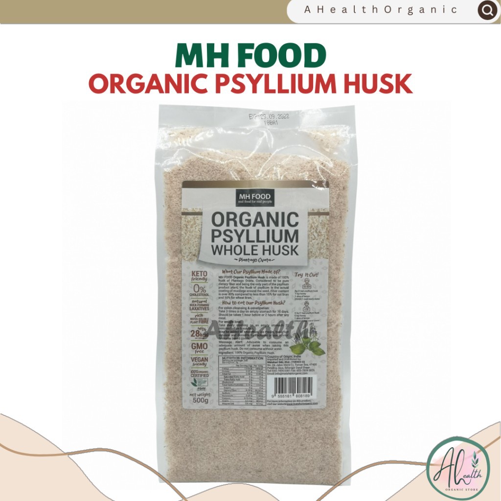 Mh Food Organic Psyllium Husk Whole Husk 250g / 500g | Shopee Malaysia