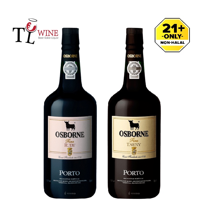 Osborne Ruby / Tawny Port Wine 750ml Sweet Dessert Wine (Alc: 19.5%) 💯 ...