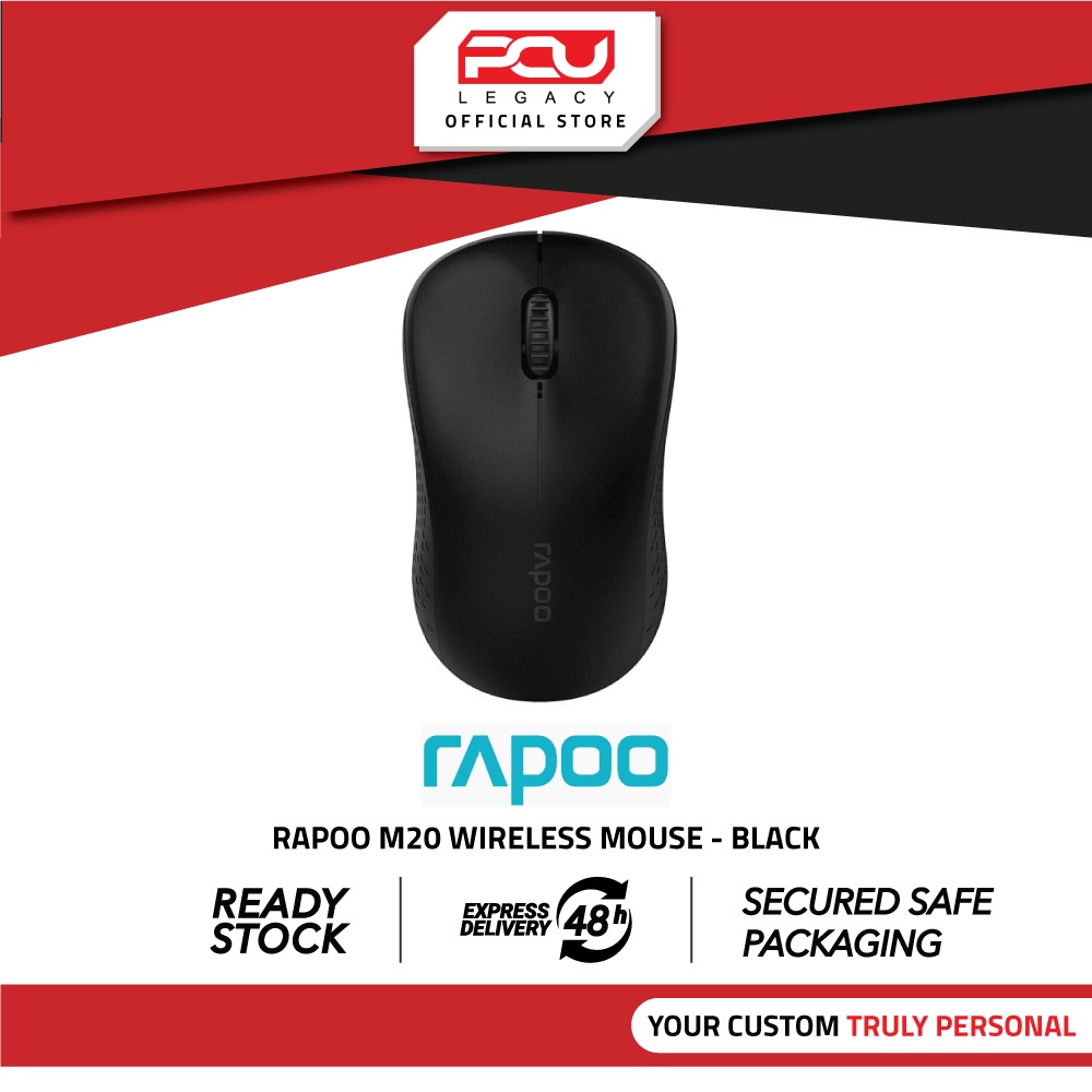 Rapoo M20 2.4G Wireless Optical Mouse - 2 Years Warranty | Shopee Malaysia