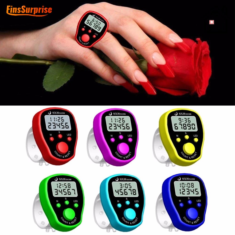 [EID Decor] Random Color LCD Digital Display Finger Counter with LED ...