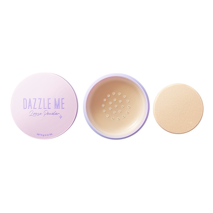 DAZZLE ME Always Setting Loose Powder 03 Almond Kiss (6g) | Shopee Malaysia