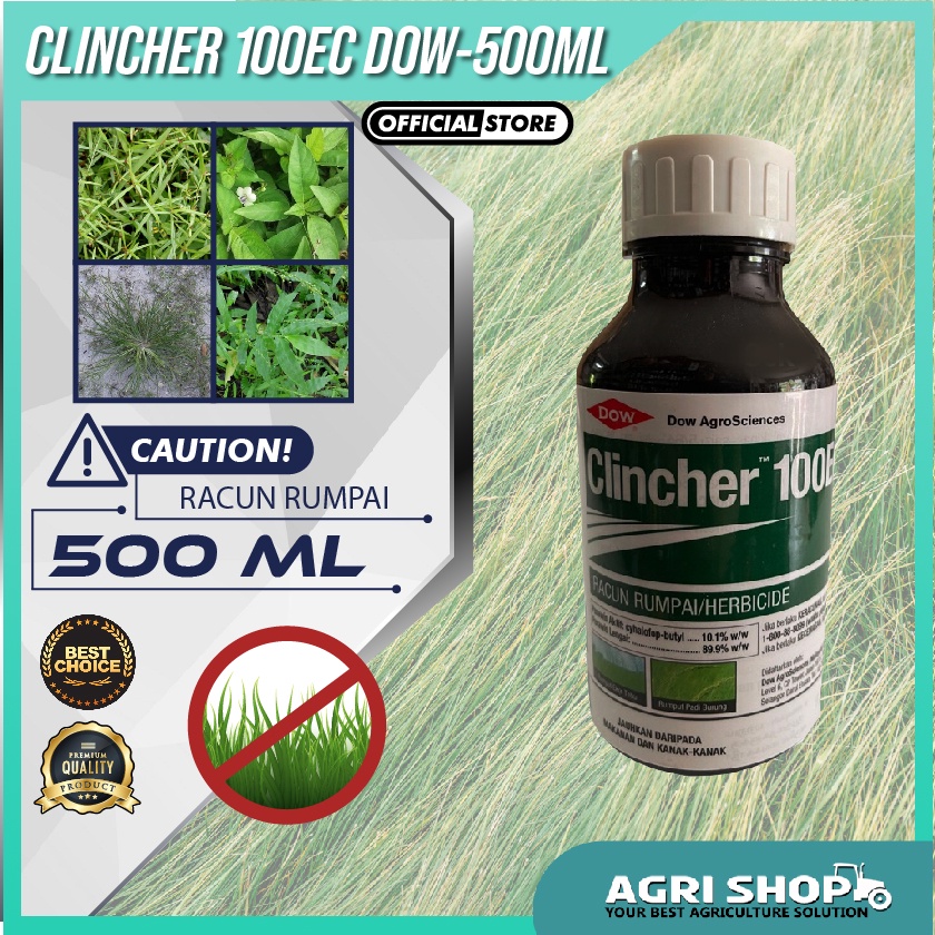 DOW Clincher 100EC Herbicide 10.1% Class 4 (500ml) | Shopee Malaysia