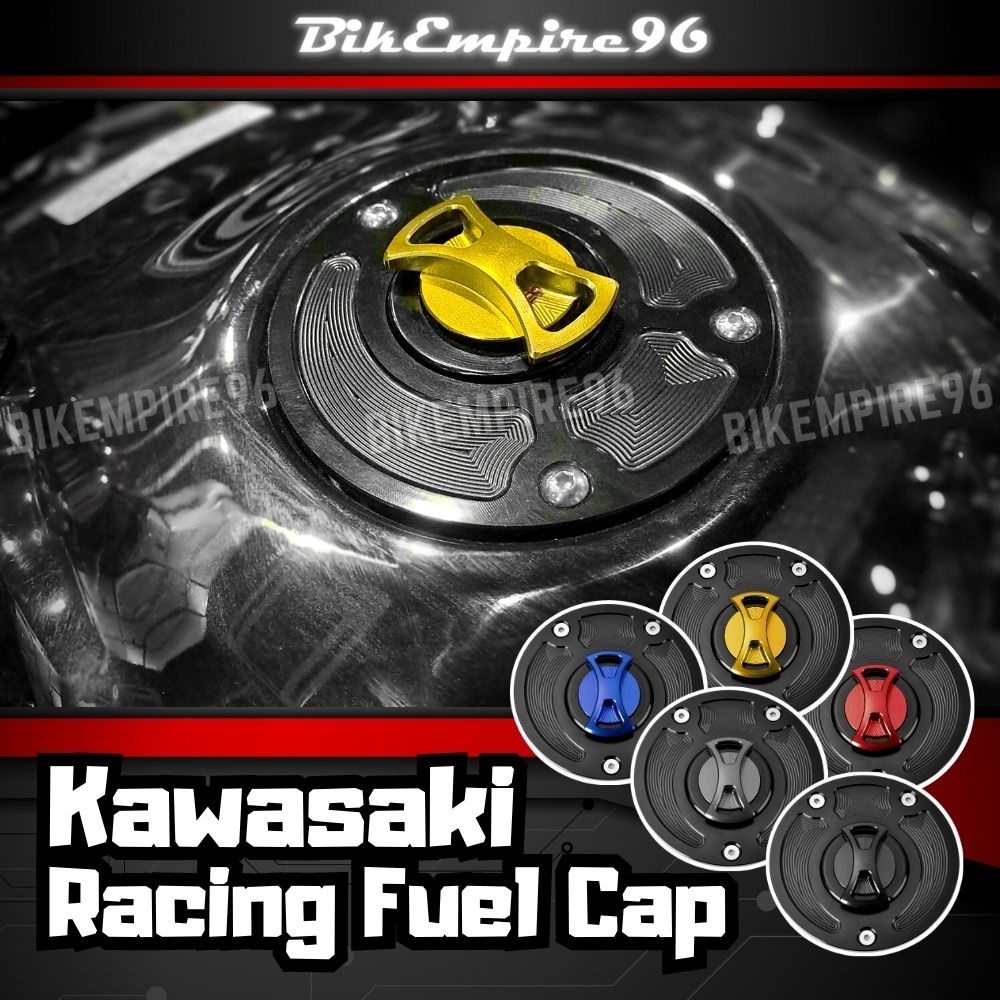 Kawasaki Racing Fuel Cap Motorcycle CNC Fuel Tank Cap Gas Oil Tank ...