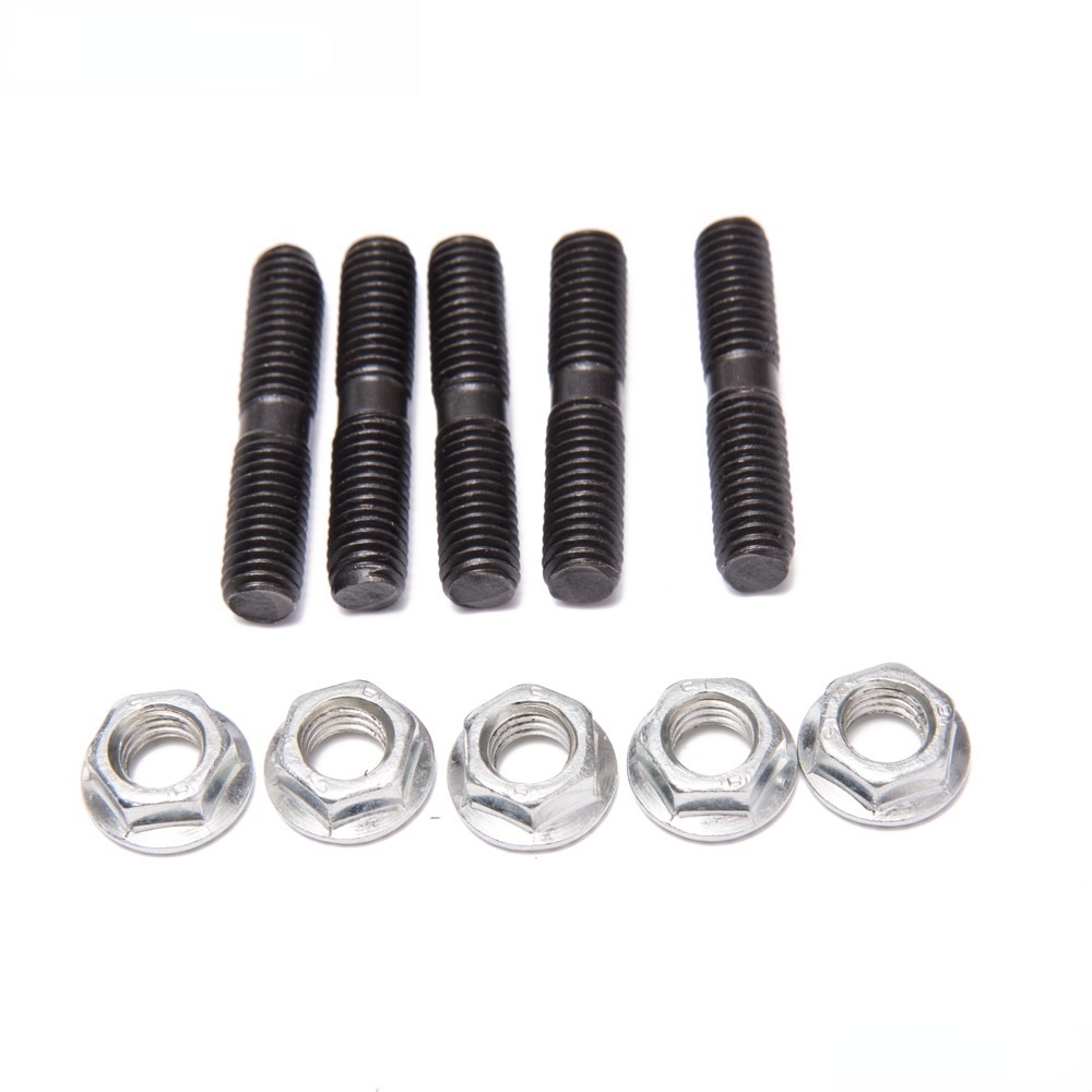 5 x Turbo Stud & Lock Nut Kit M8x1.25 For Nissan Turbo GT25 GT28 T28 ...
