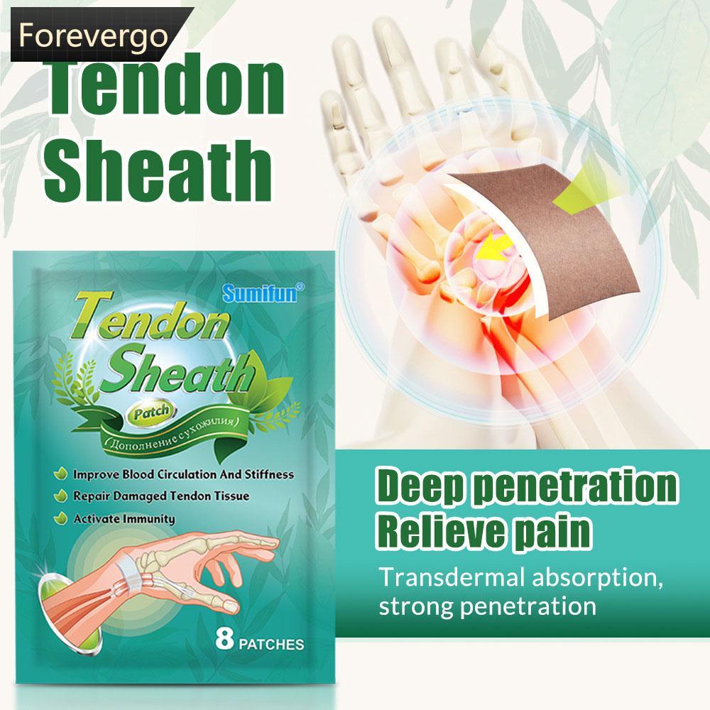 FOREVERGO 8pcs/bag Tendon Sheath Patch Wrist Joint Care Patch Muscle ...