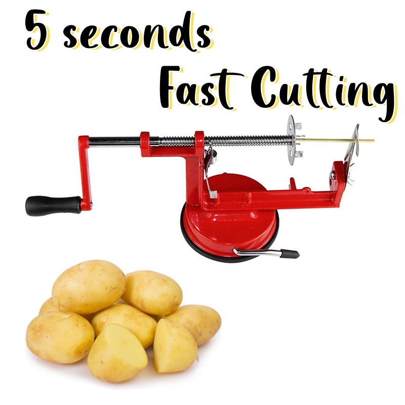 Manual Twisted Spiral Potato Slicer Stainless Steel Potato Spring ...