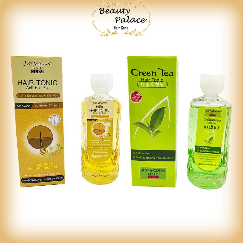 Thailand Hot Selling Just Modern Hair Guru Green Tea Hair Tonic Ginger ...
