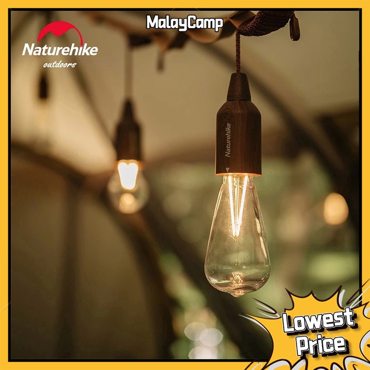 Naturehike Pull String Light Portable Outdoor Camping Tent Lamp ...