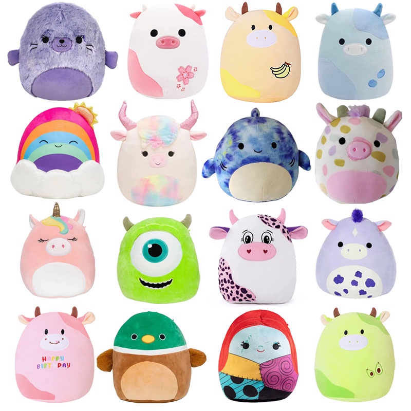 Squishmallows 8-Inch Cow Plush Toy Cute Stuffed Animals Ultrasoft Plush ...