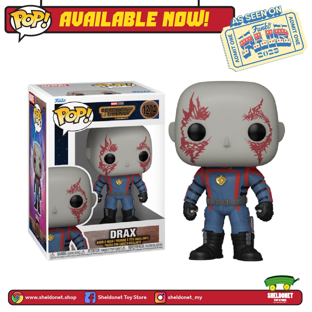 Funko Pop! Marvel: Guardians of the Galaxy Vol. 3 - Drax | Shopee Malaysia