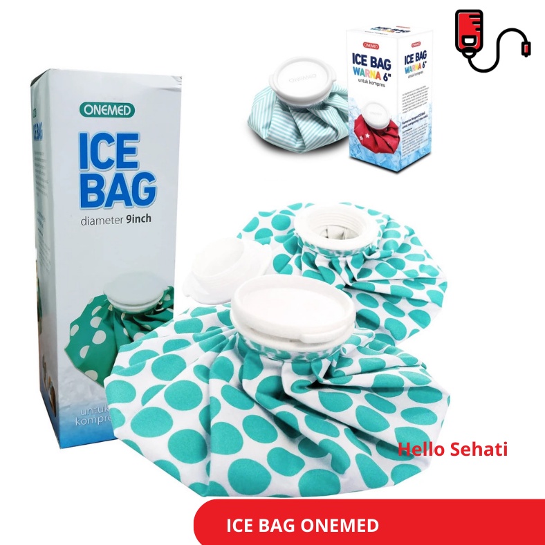 Onemed Ice Bag Cold Water Ice Cube Compress Bag Buli Buli Cold and Hot ...