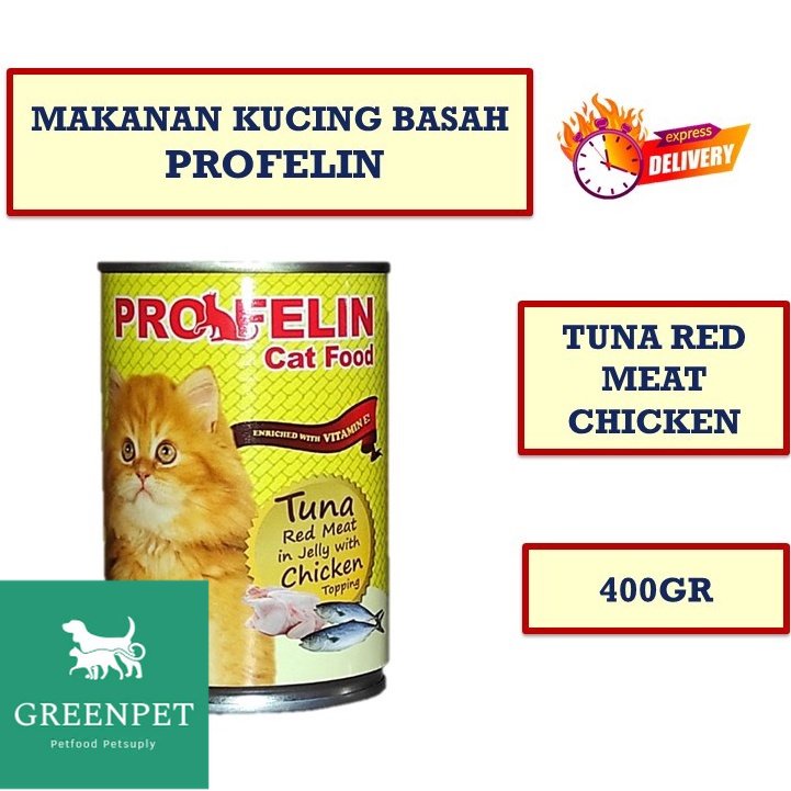Greenpet | Profelin Canned Wet Cat Food 400 Gr Tuna with Chicken ...