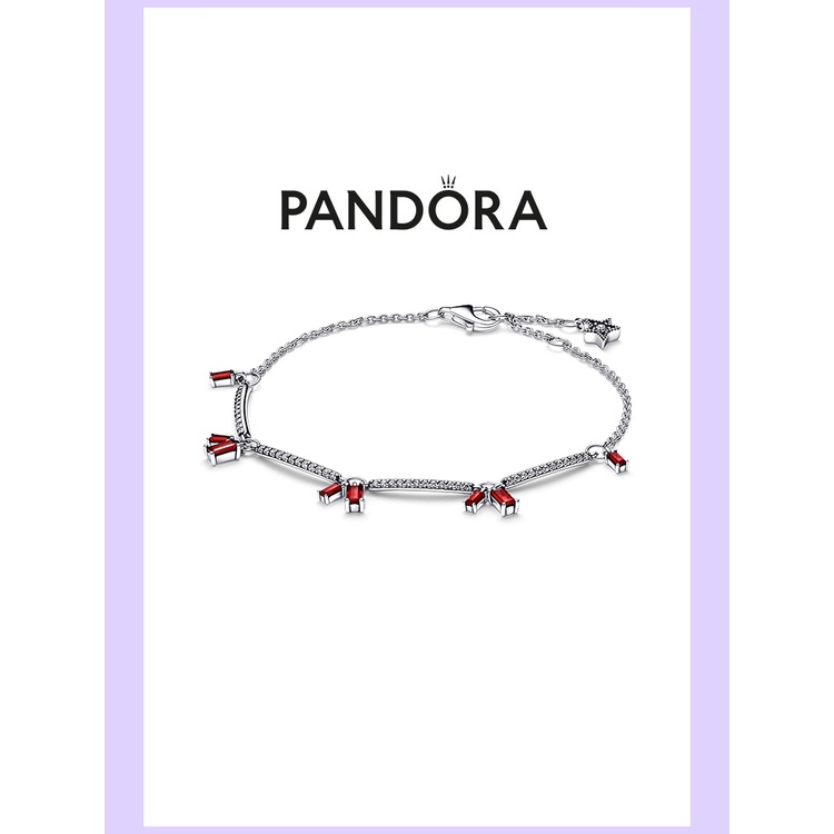 Pandora Pandora is a hit and the red bracelet is elegant and advanced ...