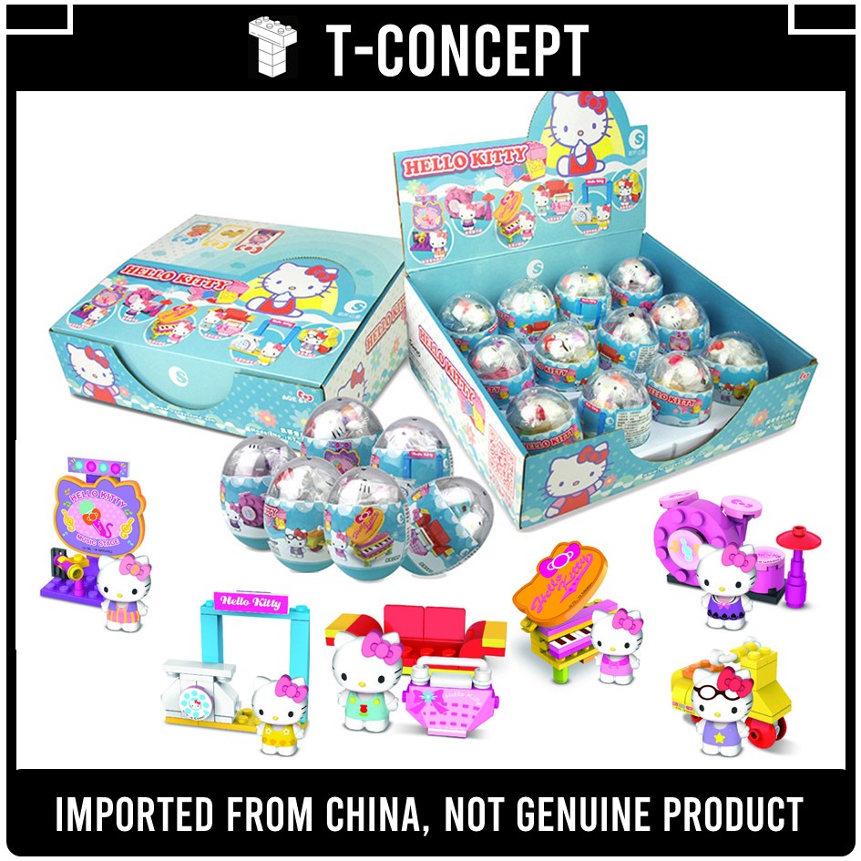 Hello Kitty Lego Mini Figure Building Block Gacha Concert series ...