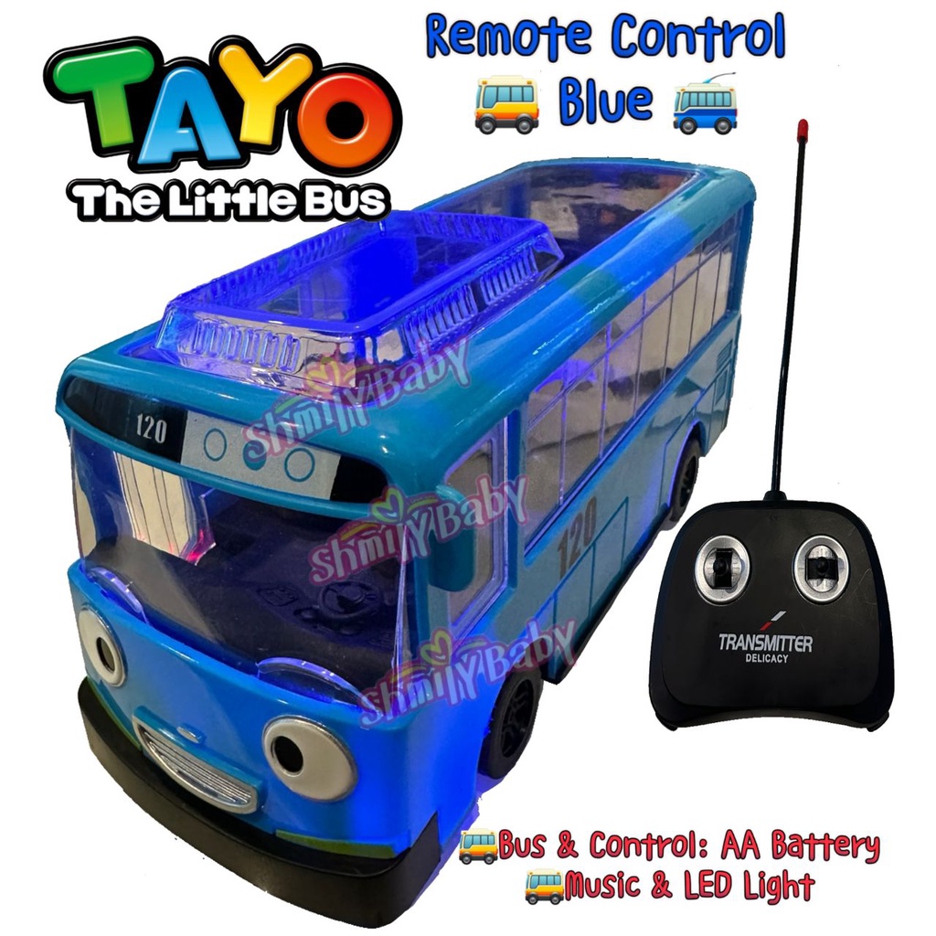 Toy Car Remote Control Tayo Bus Rc Bus Tayo Lights And Sound Tayo Bus ...