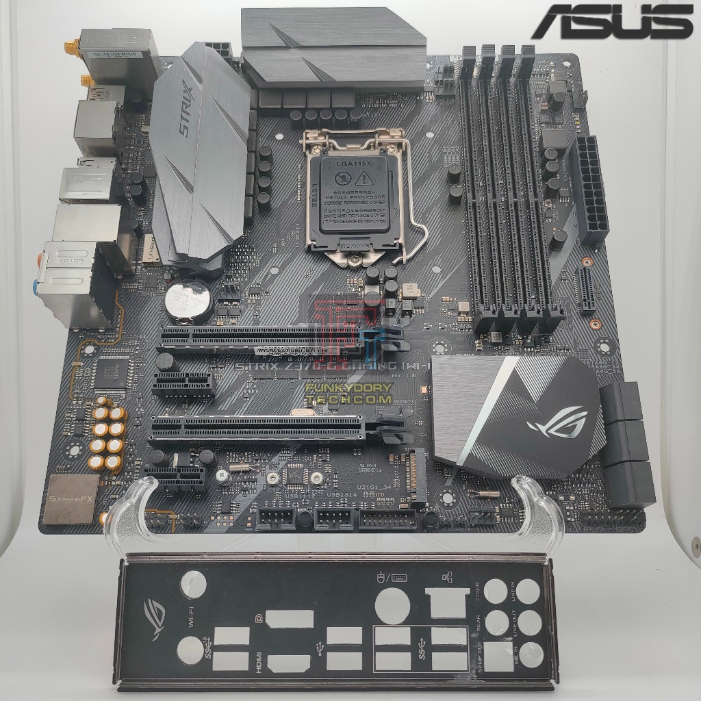Asus ROG STRIX Z370-G GAMING (WI-FI AC) Micro ATX LGA1151 Motherboard ...