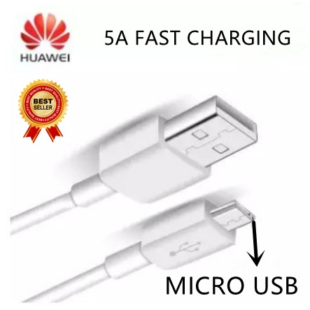 Huawei 5A【 Micro usb 】SuperCable 2meter / 1meter Data android Cable Usb ...