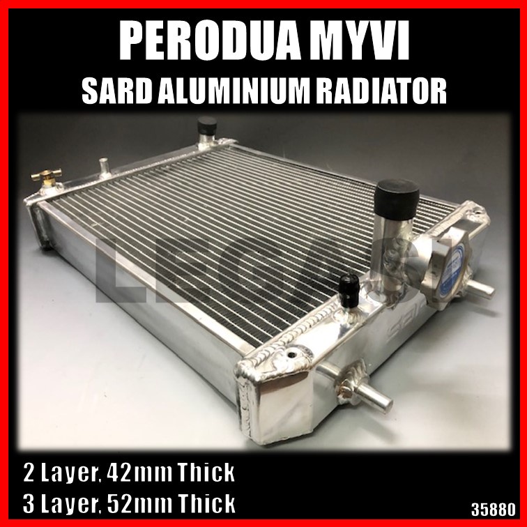 Perodua Myvi NA & Turbo & YRV SARD Aluminium Radiator | Shopee Malaysia