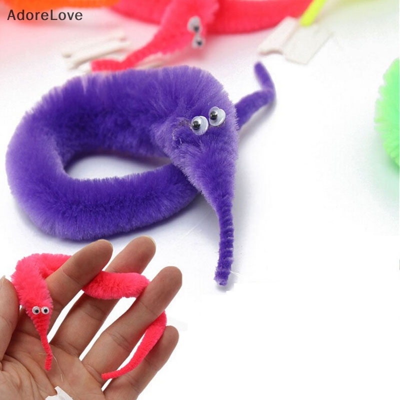 ADL 1 X Magic Twisty Fuzzy Worm Wiggle Moving Sea Horse Kids Trick Toy ...