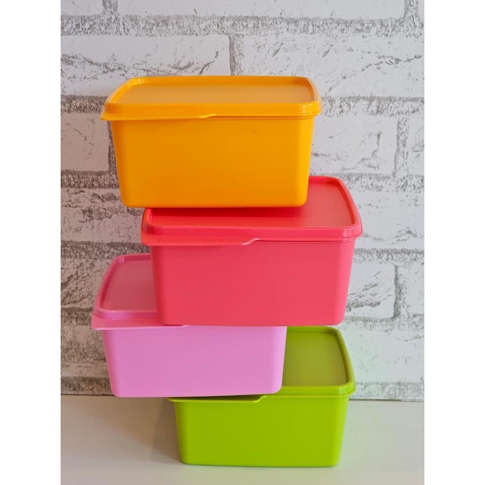 Tupperware Snack & Stack (4) 1.2L/ Tupperware Snack N Stack 1.2L 4pc ...