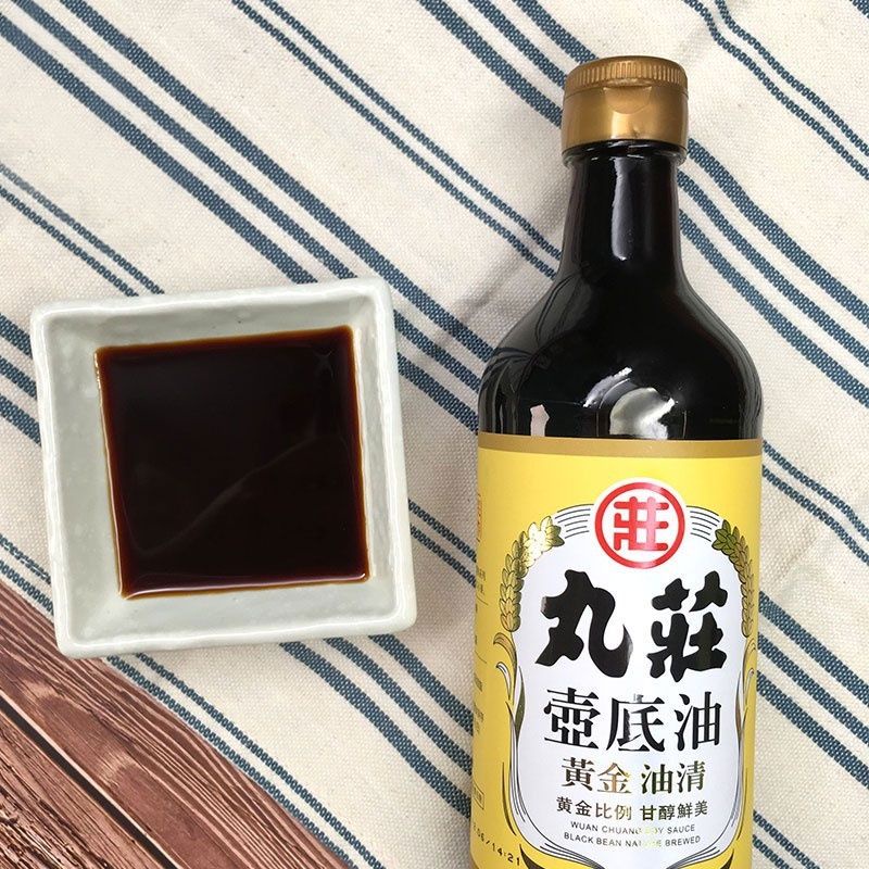 Wuan Chuang Soy Sauce Black Bean Nature Brewed(Vegetarian) / 丸庄 黄金壶底油清(素) ( 450 ml / 1 Bottle ...