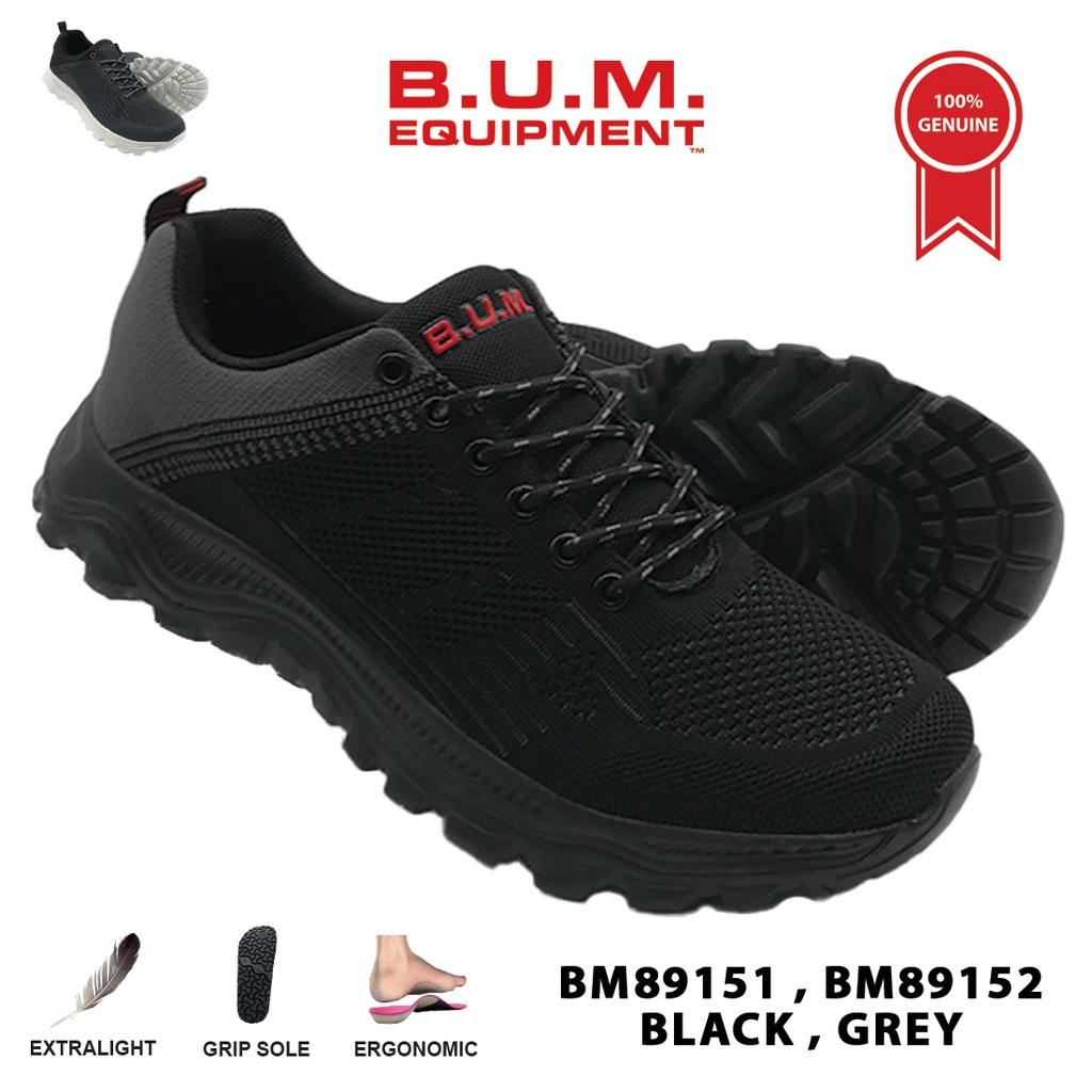 BUM Equipment Men's Sport Shoes BM89151/BM89152 (Black / D.Grey ...