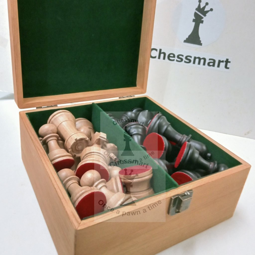 Chess pieces storage pine wood box | Shopee Malaysia