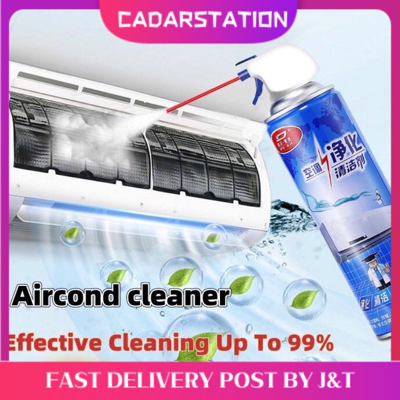 CS_ Aircond Cleaner Spray 500ml Air Conditioner Cleaner for Air Con ...