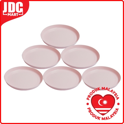 MURAH JDC Junior Plate Plastic Kid Set Baby 6 PCS / Pinggan Plastik ...