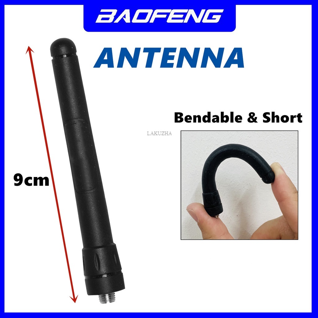Mini Short Bendable UHF Handy Antenna Walkie Talkie Ham Radio Amator ...