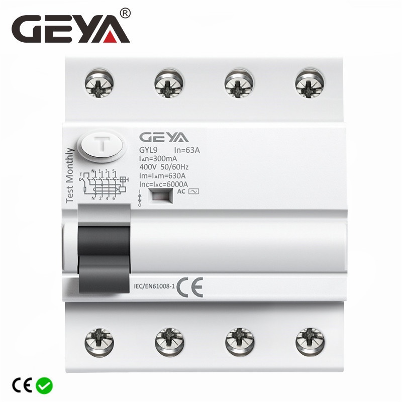 GEYA GYL9 AC Residual Current Circuit Breaker Electromagnetic ...