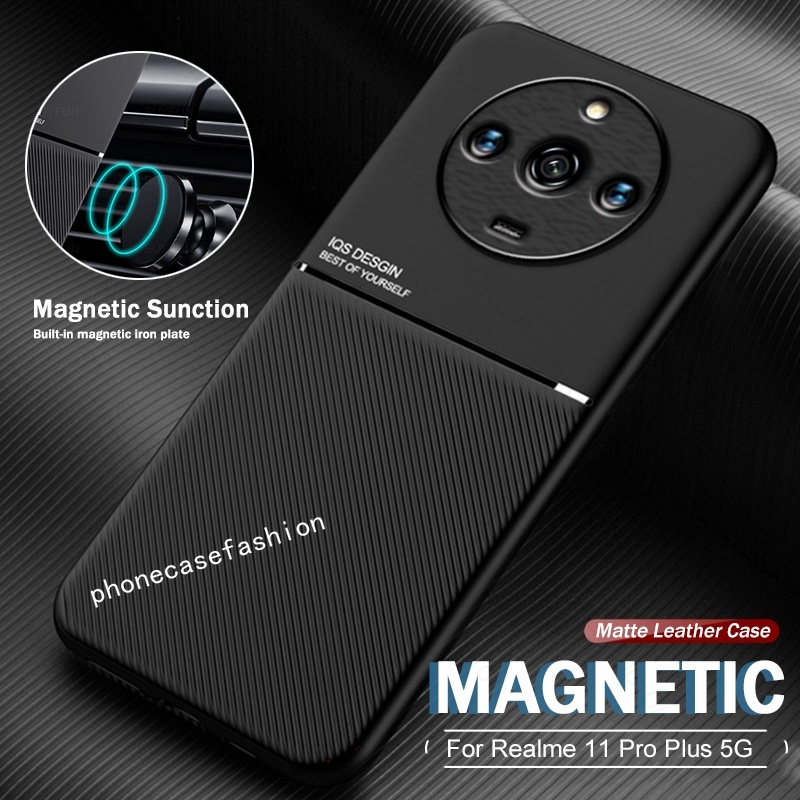 Phone Case For realme 11 pro Plus 11x 4G 5G 11pro+ 2023 Matte Leather ...