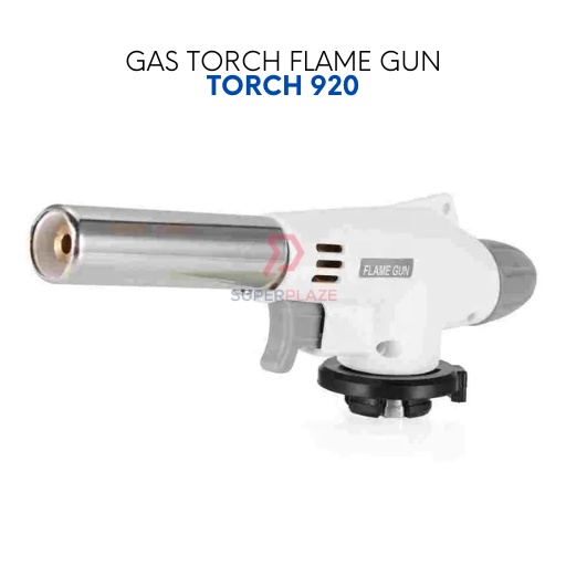 Torch 920 Portable Gas Torch Flame Jet Pistol Gun Butane Auto Ignition ...